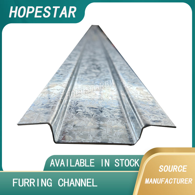 Galvanized Furring Steel Frame Hat Channel - Hopestar Building Material ...